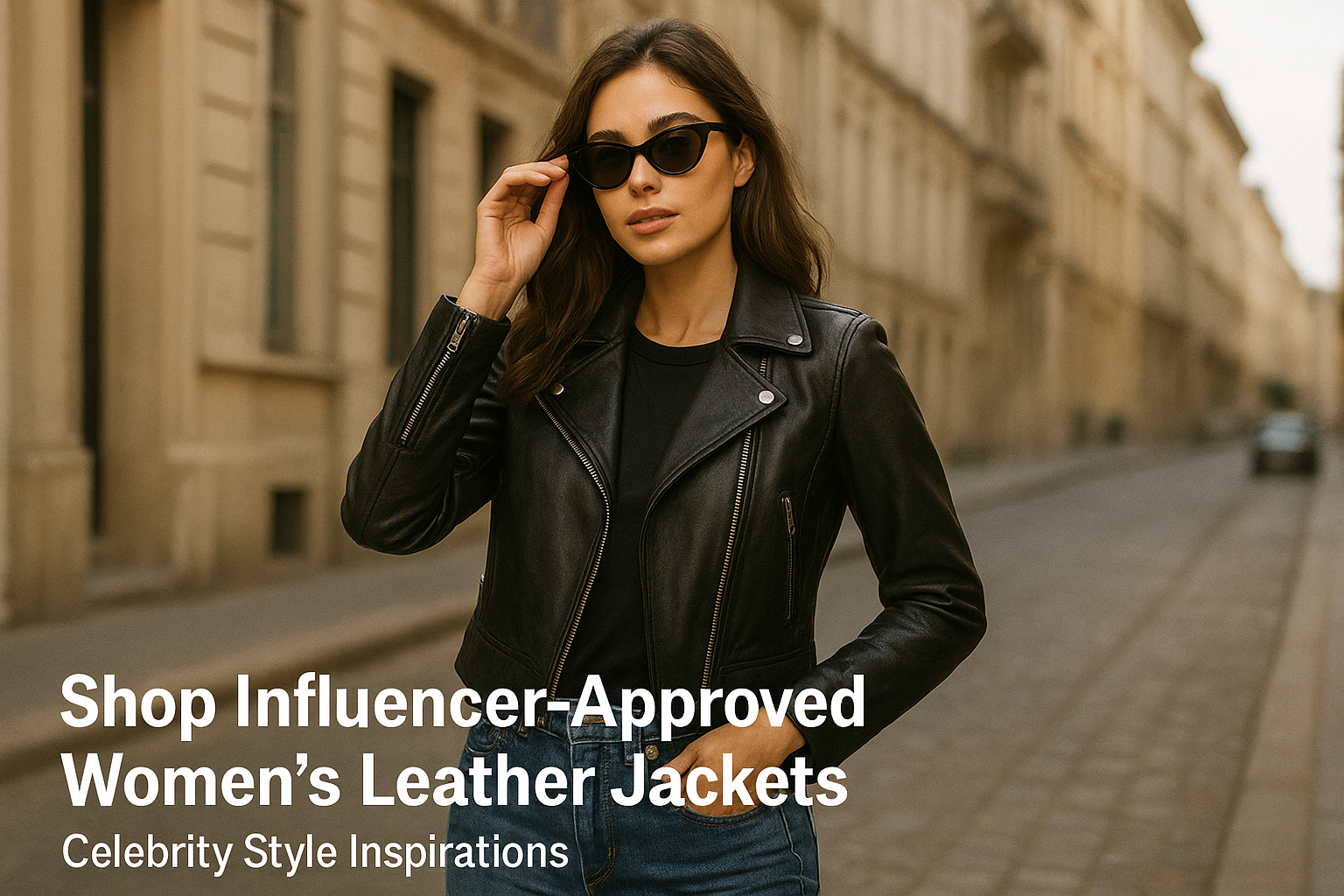 Shop Influencer-Approved Women’s Leather Jackets: Celebrity Style Insp