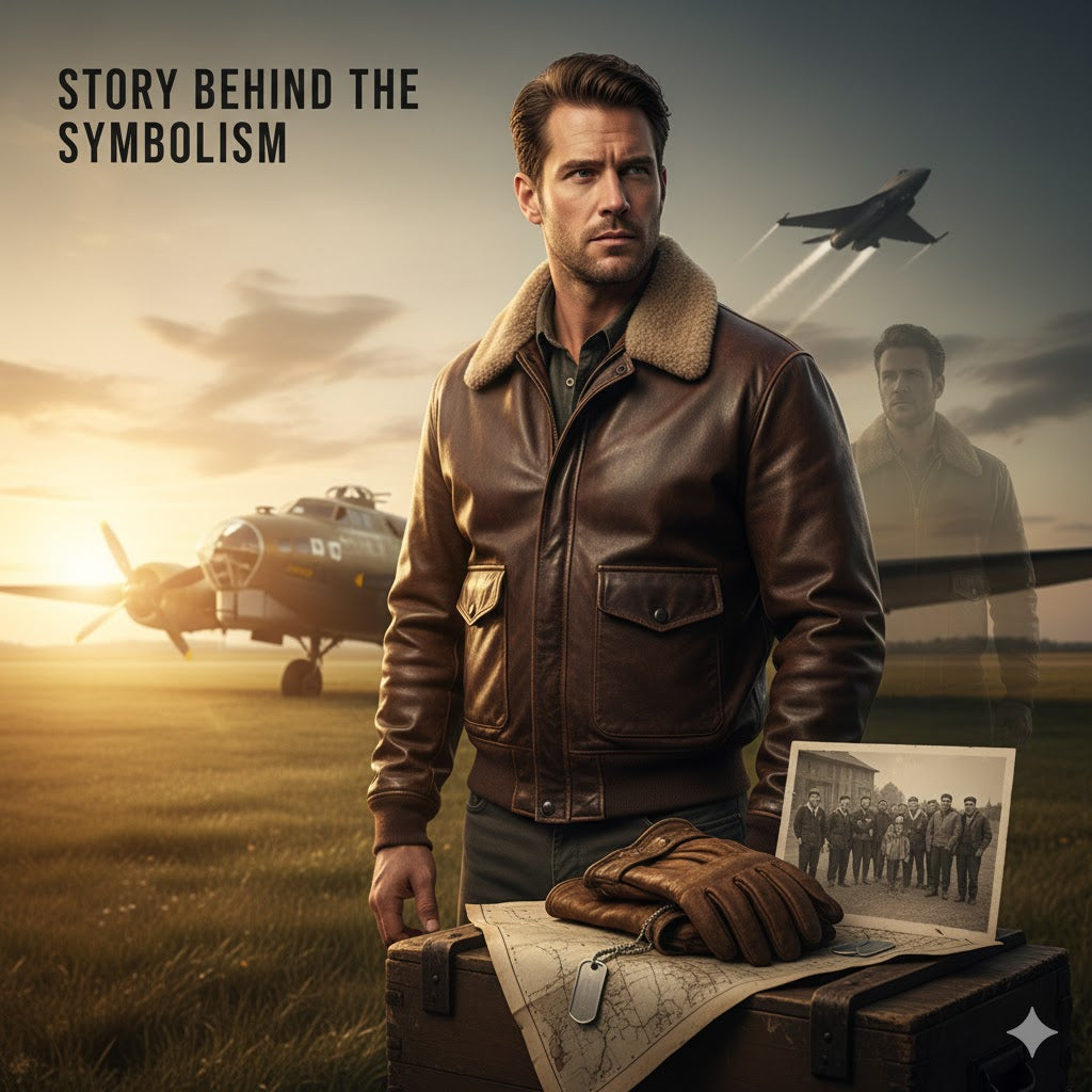 Story Behind Men’s Leather Bomber Jackets and Their Symbolism